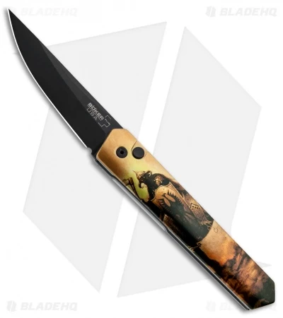 Hot Deals on Trendy Boker Burnley Kwaiken Automatic Knife Frank Frazetta Series DD (3.5" Black ...